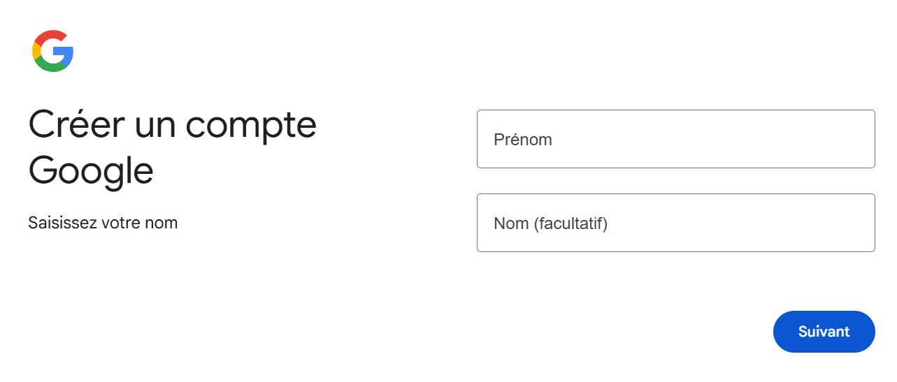Comment créer un compte Gmail pour une autre personne